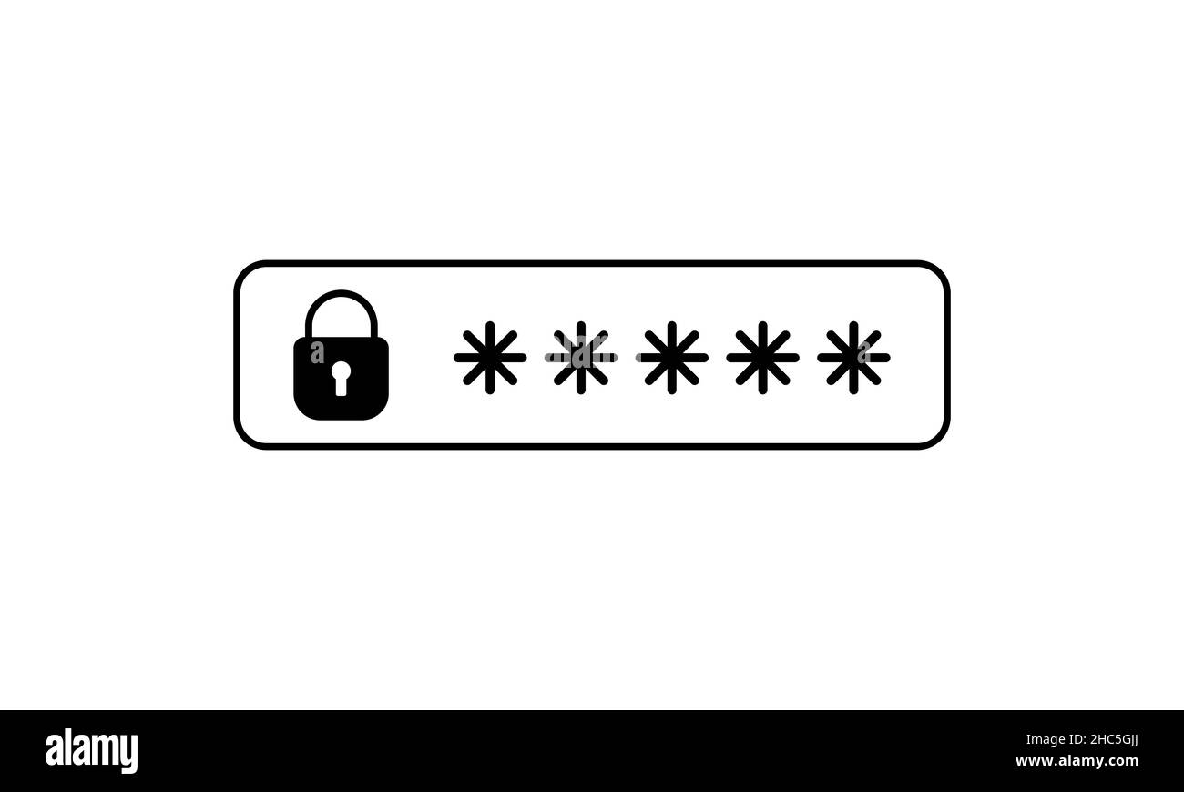 password protection icon, password vector icon Stock Vector Image & Art ...