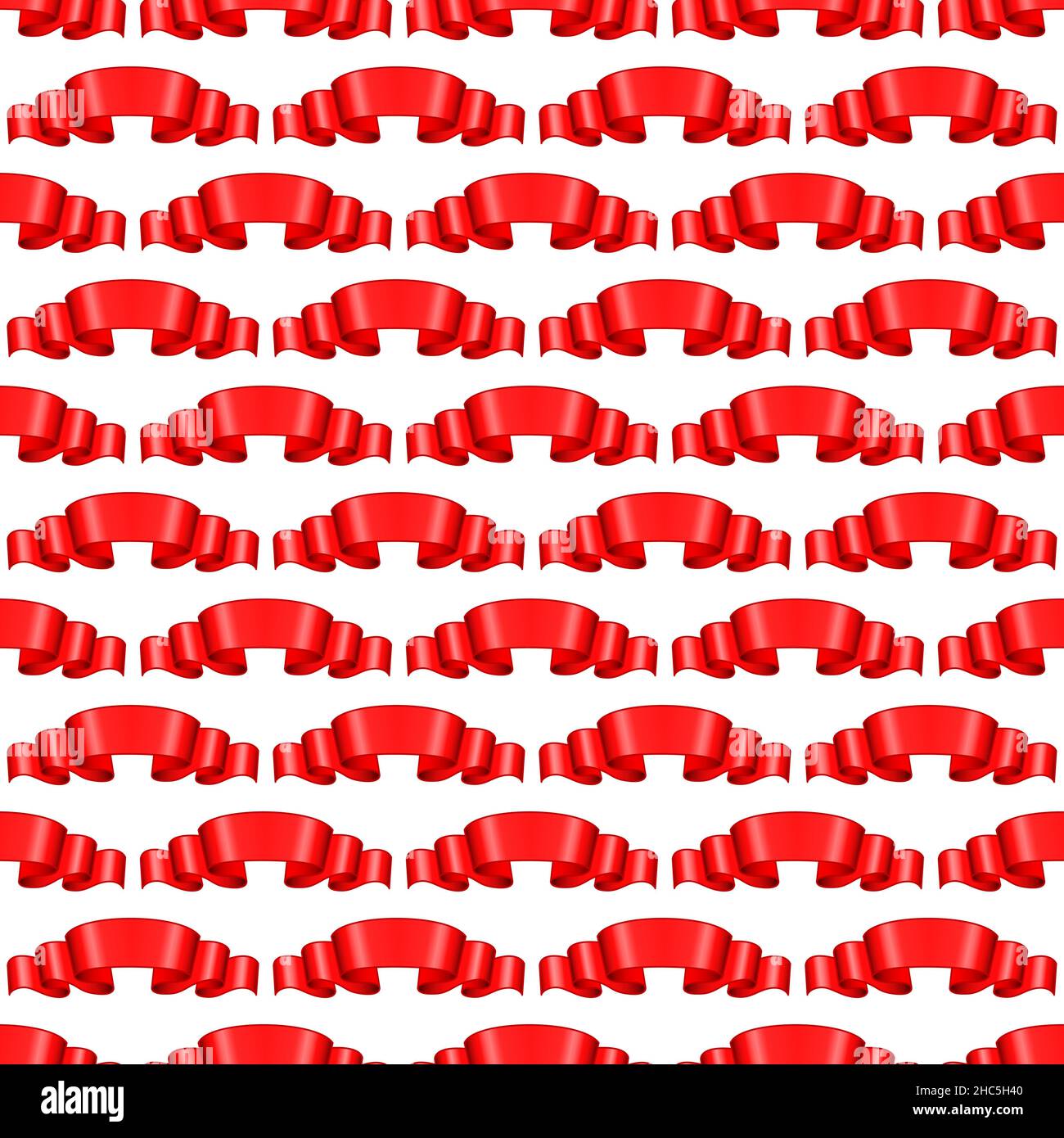 Abstract red decorative ribbon seamless pattern Stock Vector Image ...
