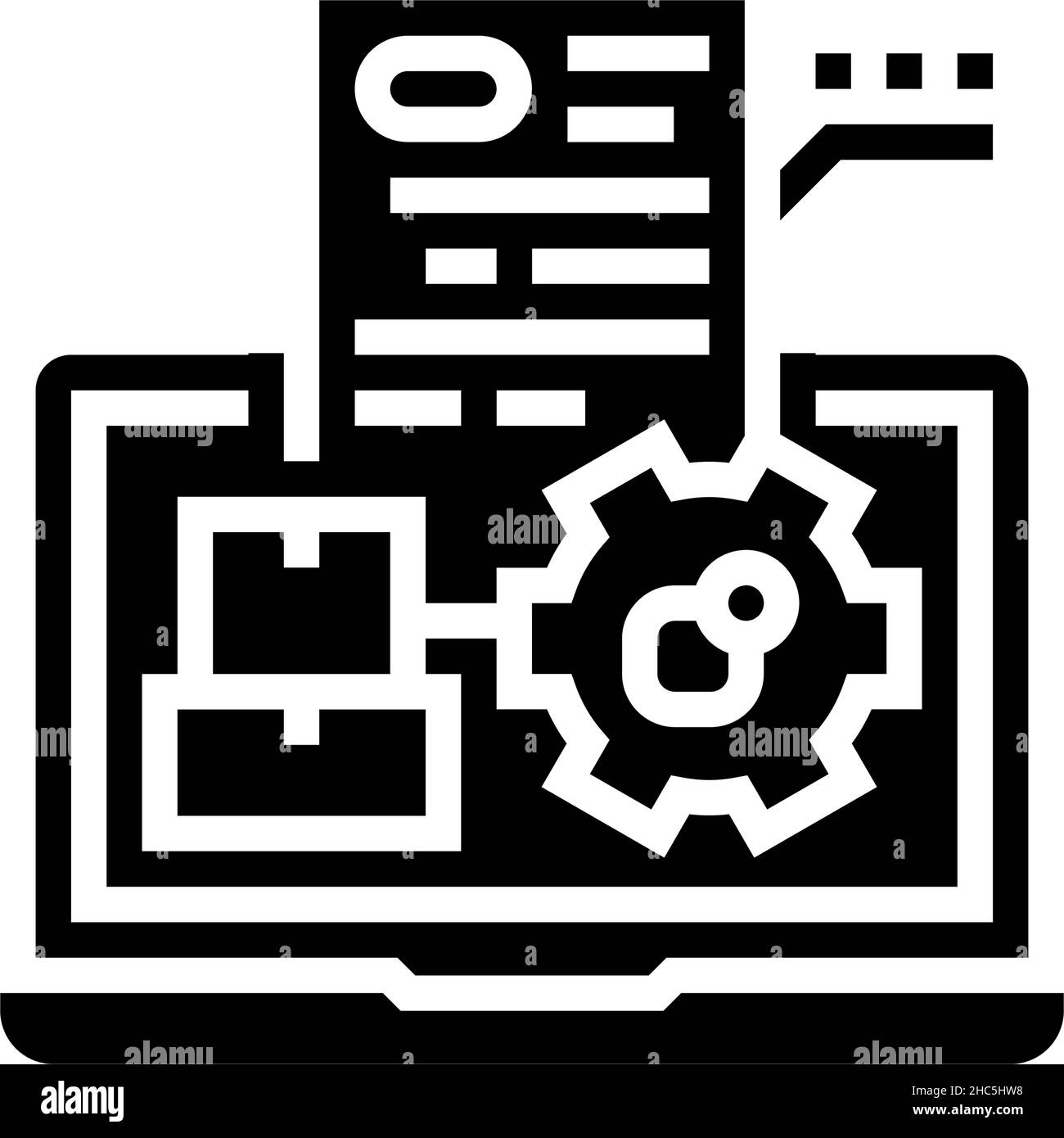 mrp process glyph icon vector illustration Stock Vector Image & Art - Alamy