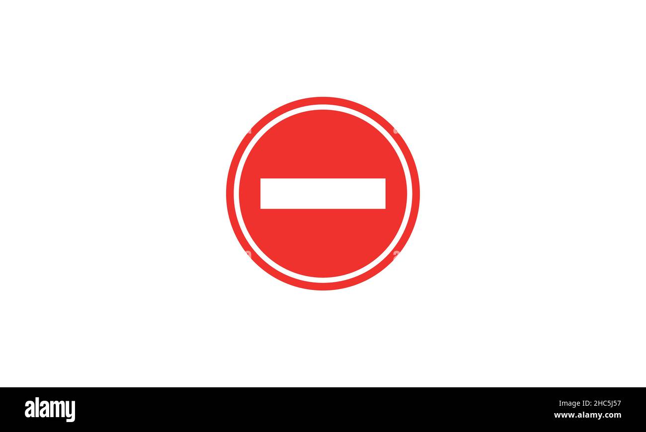 stop sign vector illustration,stop red icon Stock Vector Image & Art ...