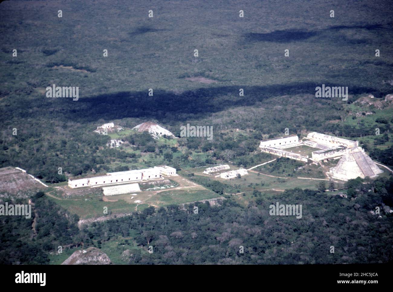 Uxmal ruins aerial view High Resolution Stock Photography and Images ...