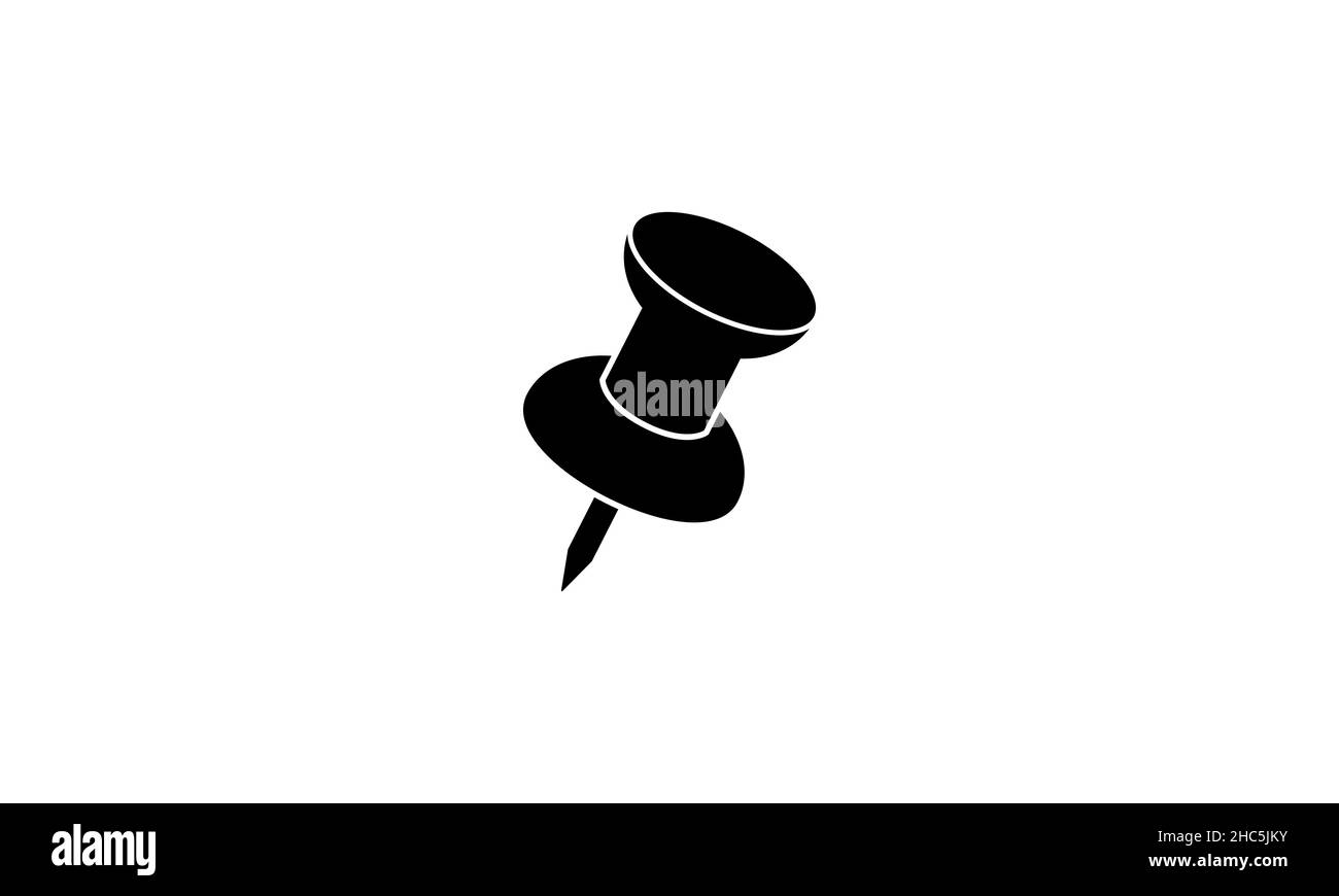 Thumb tack icon,Push pin icon vector design Stock Vector Image & Art ...