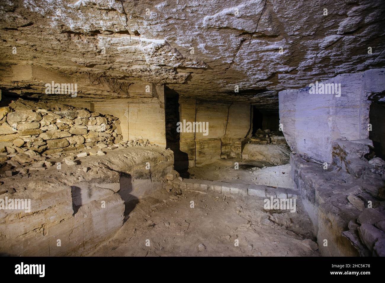 Old abandoned limestone mine in Kerch, Crimea Stock Photo - Alamy