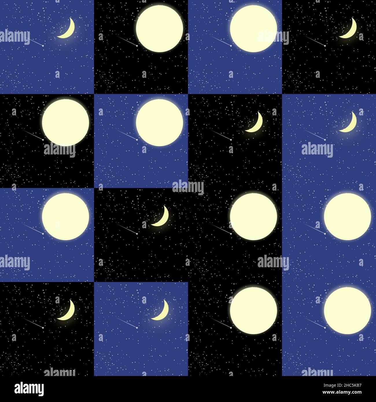 Black sky with moon hi-res stock photography and images - Alamy