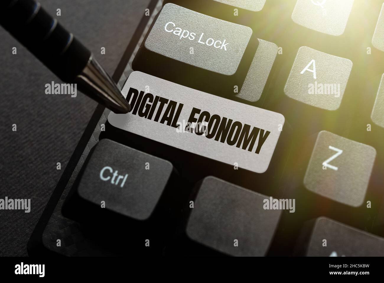 Conceptual display Digital Economy. Internet Concept worldwide network ...