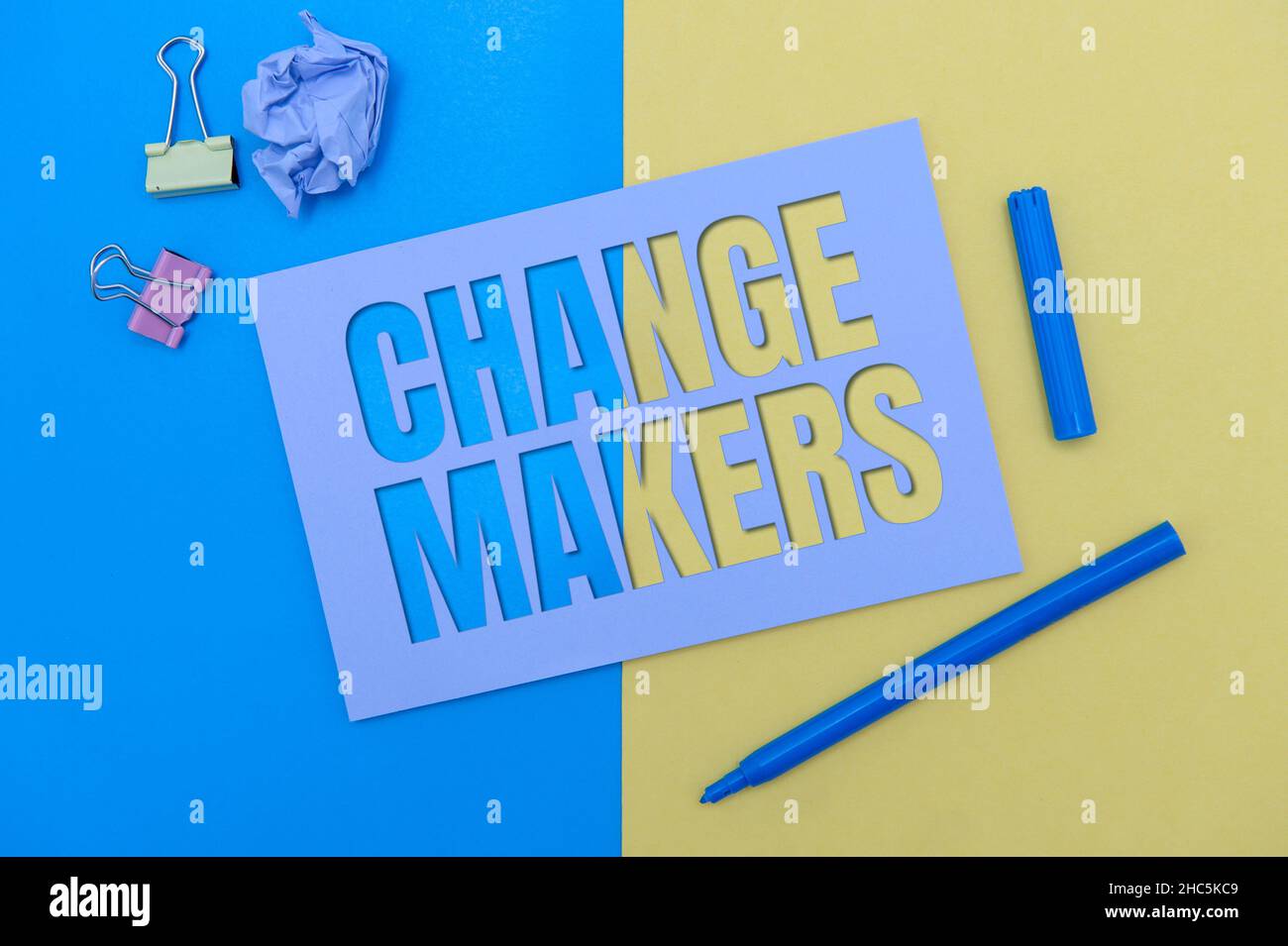 Sign displaying Changemakers. Word for Young Turk Influencers ...