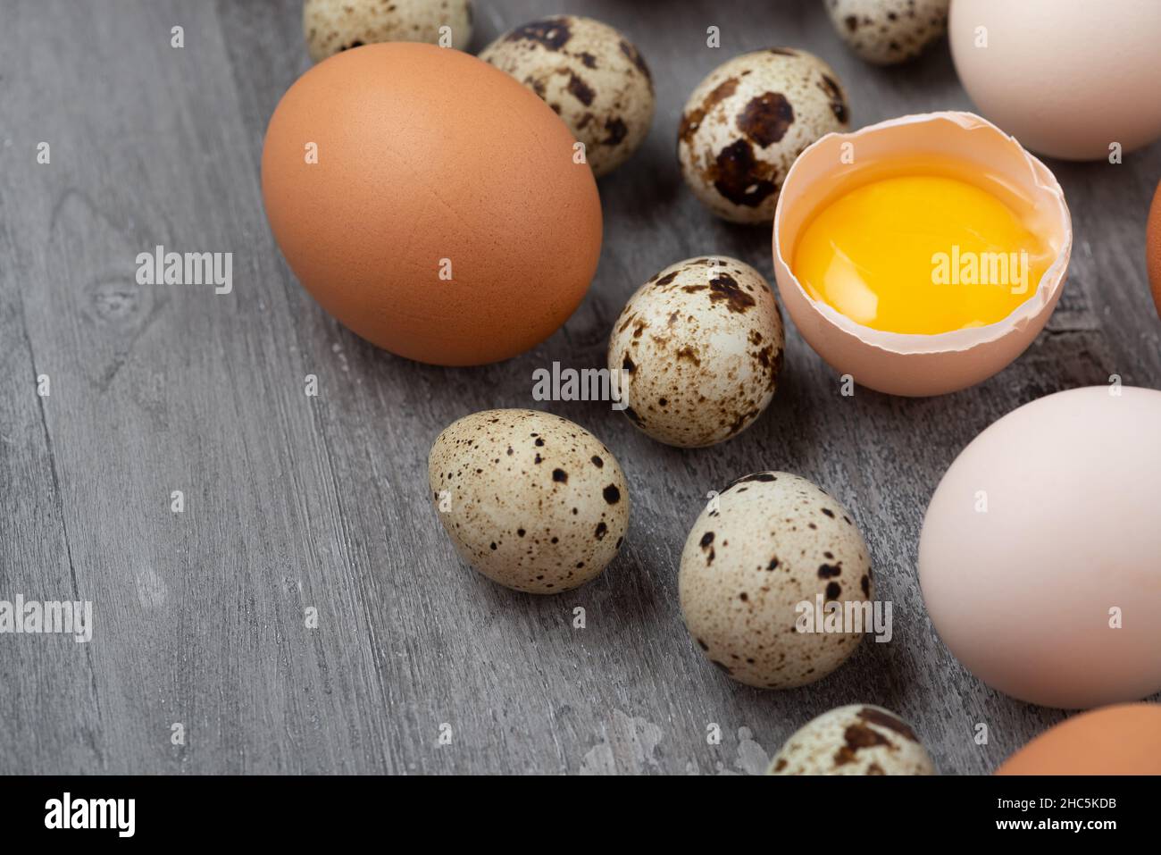 Top view quail chicken hi-res stock photography and images - Alamy