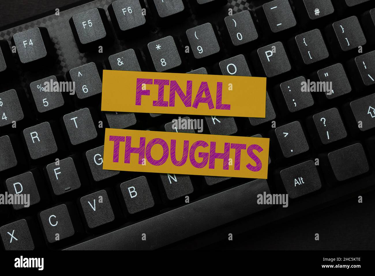 Handwriting text Final Thoughts. Business approach Conclusion Last ...