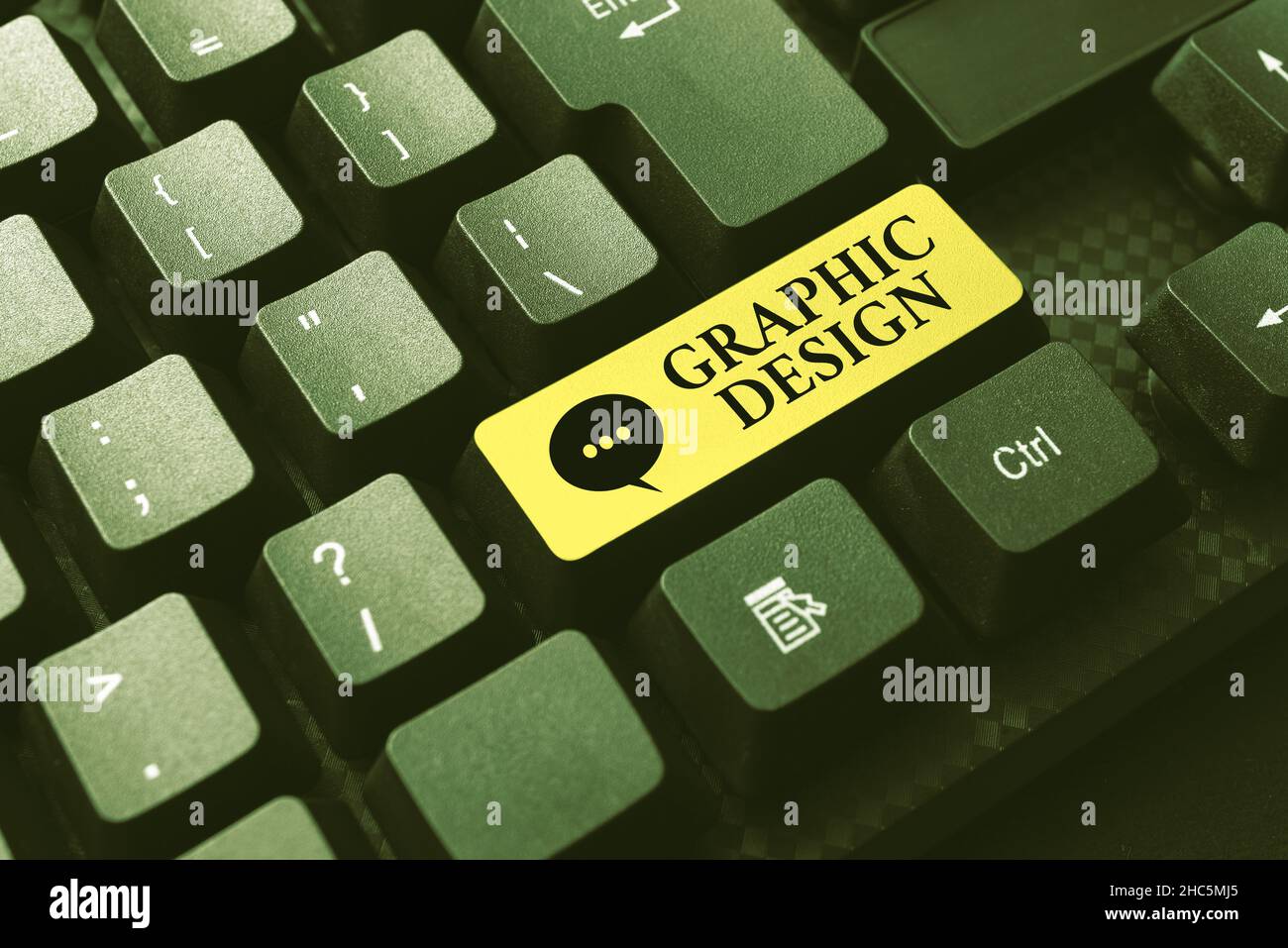 Conceptual caption Graphic Design. Business idea art or skill of combining text and pictures in ...