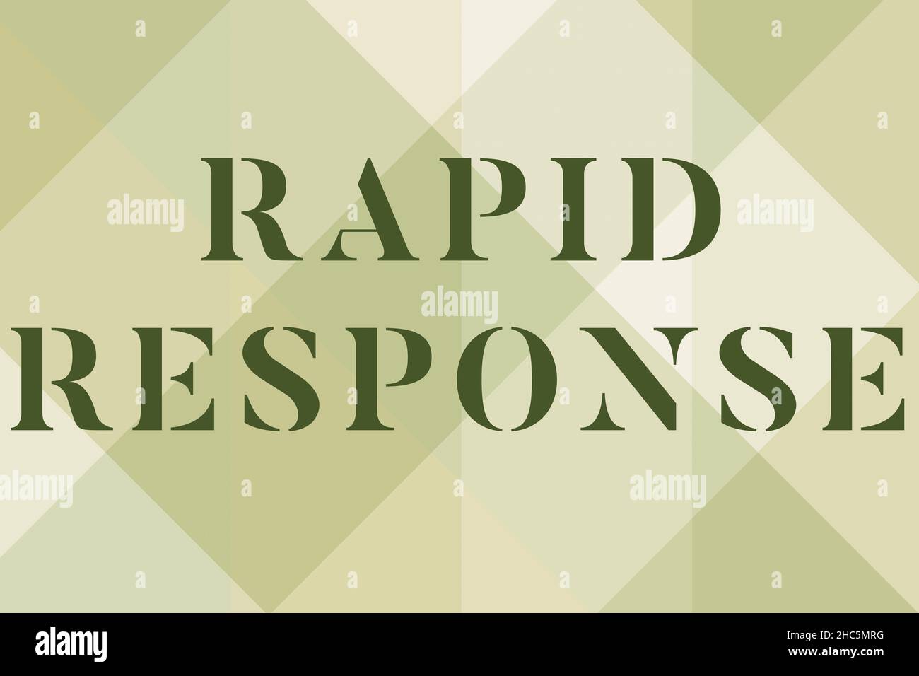 Inspiration showing sign Rapid Response. Word Written on Medical ...