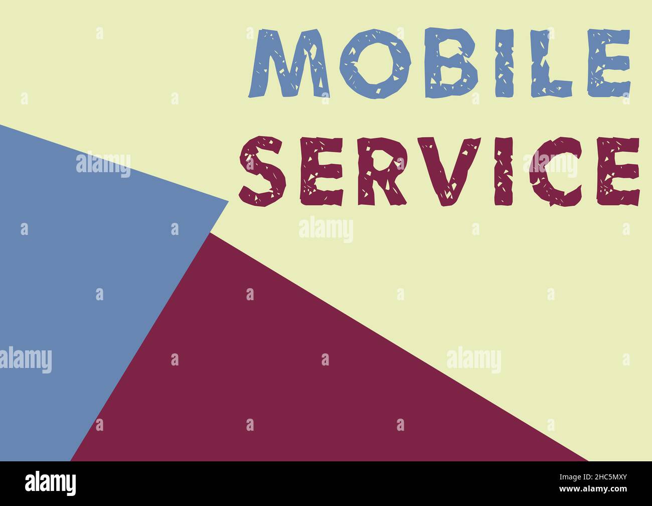 Text showing inspiration Mobile Service. Internet Concept Radio ...