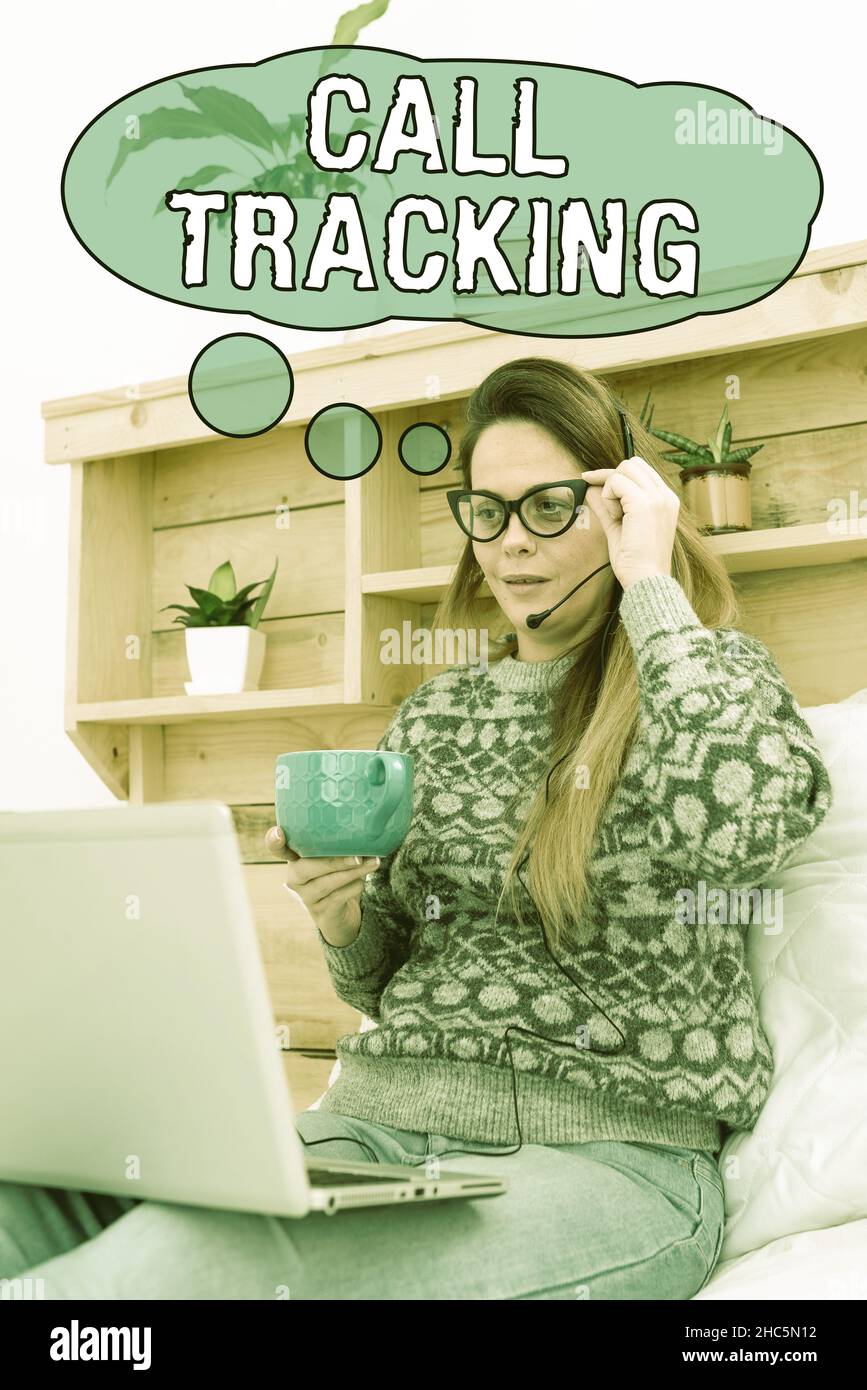Conceptual display Call Tracking. Business concept Organic search ...