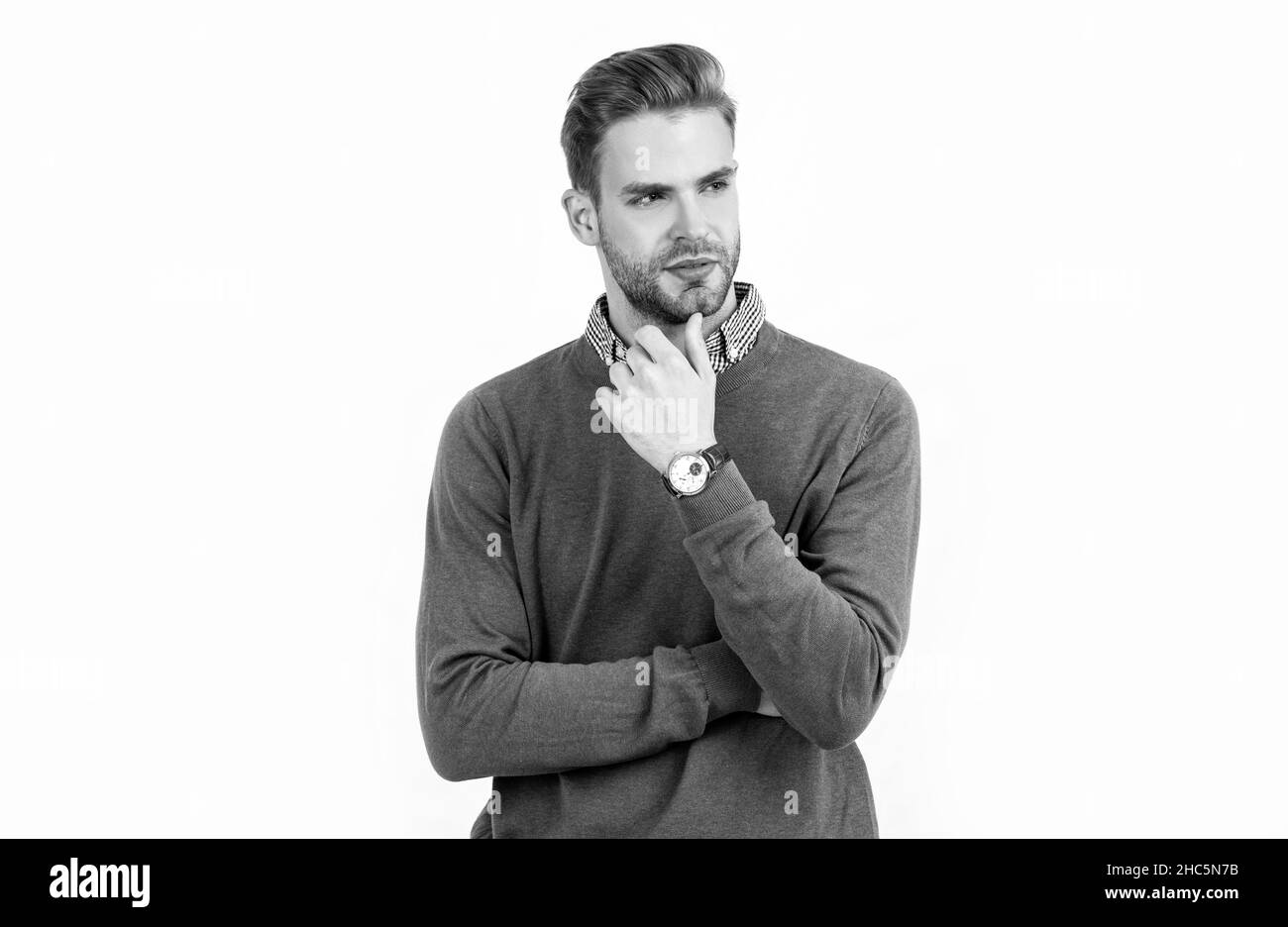 Male model watch fashion hi-res stock photography and images - Alamy