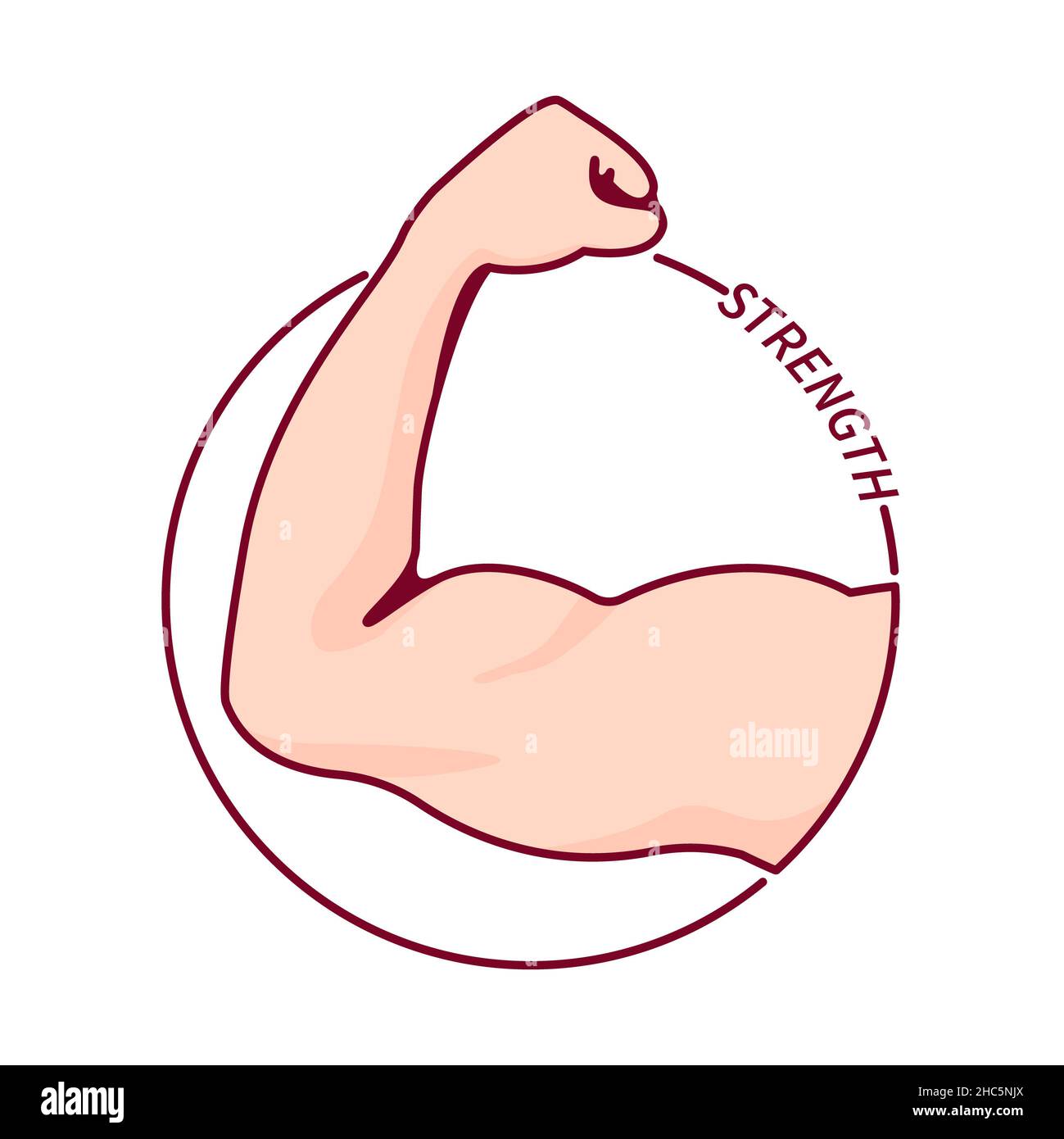 Strength, conceptual illustration Stock Photo - Alamy