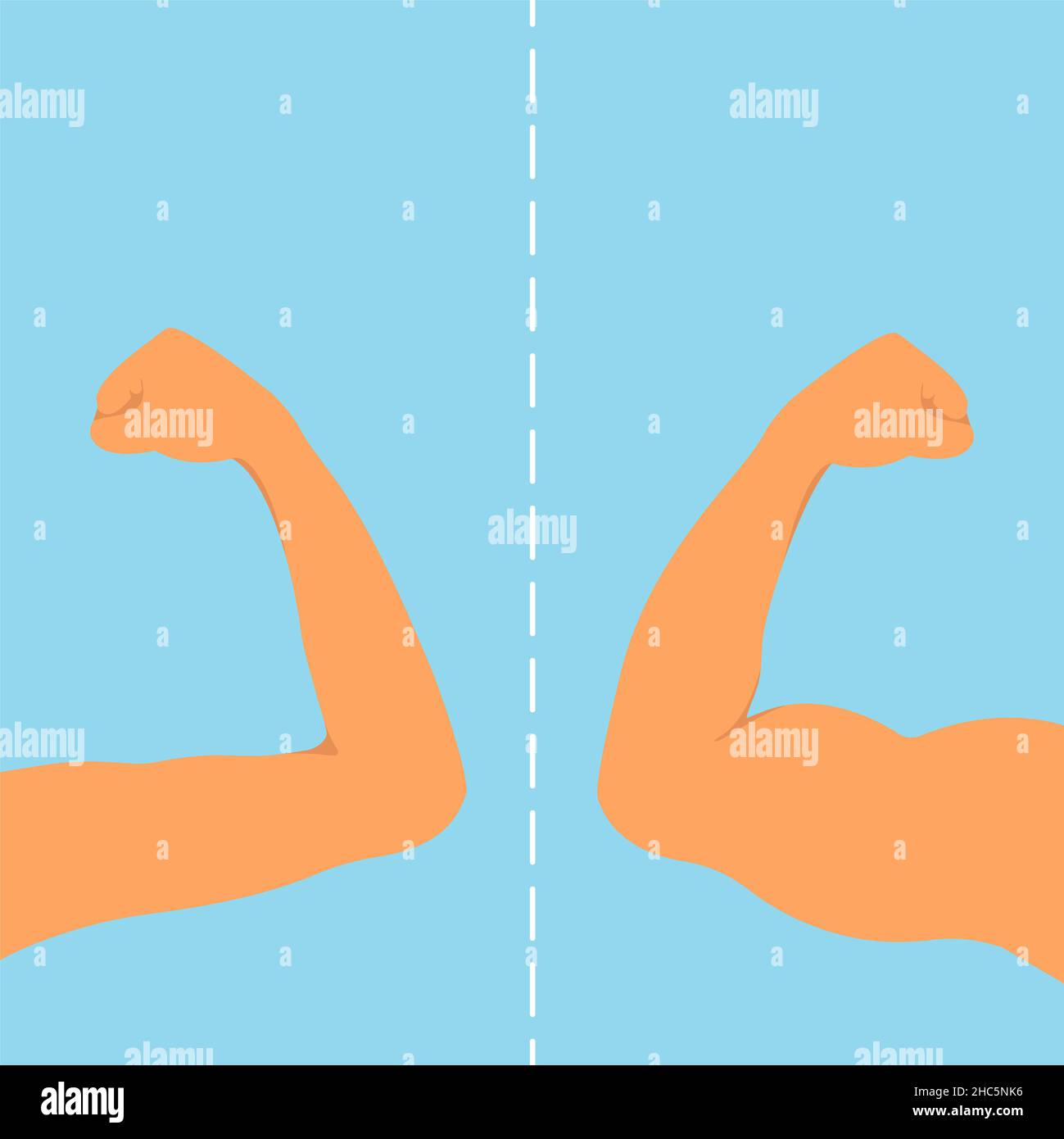 Fitness before after strong hi-res stock photography and images - Alamy