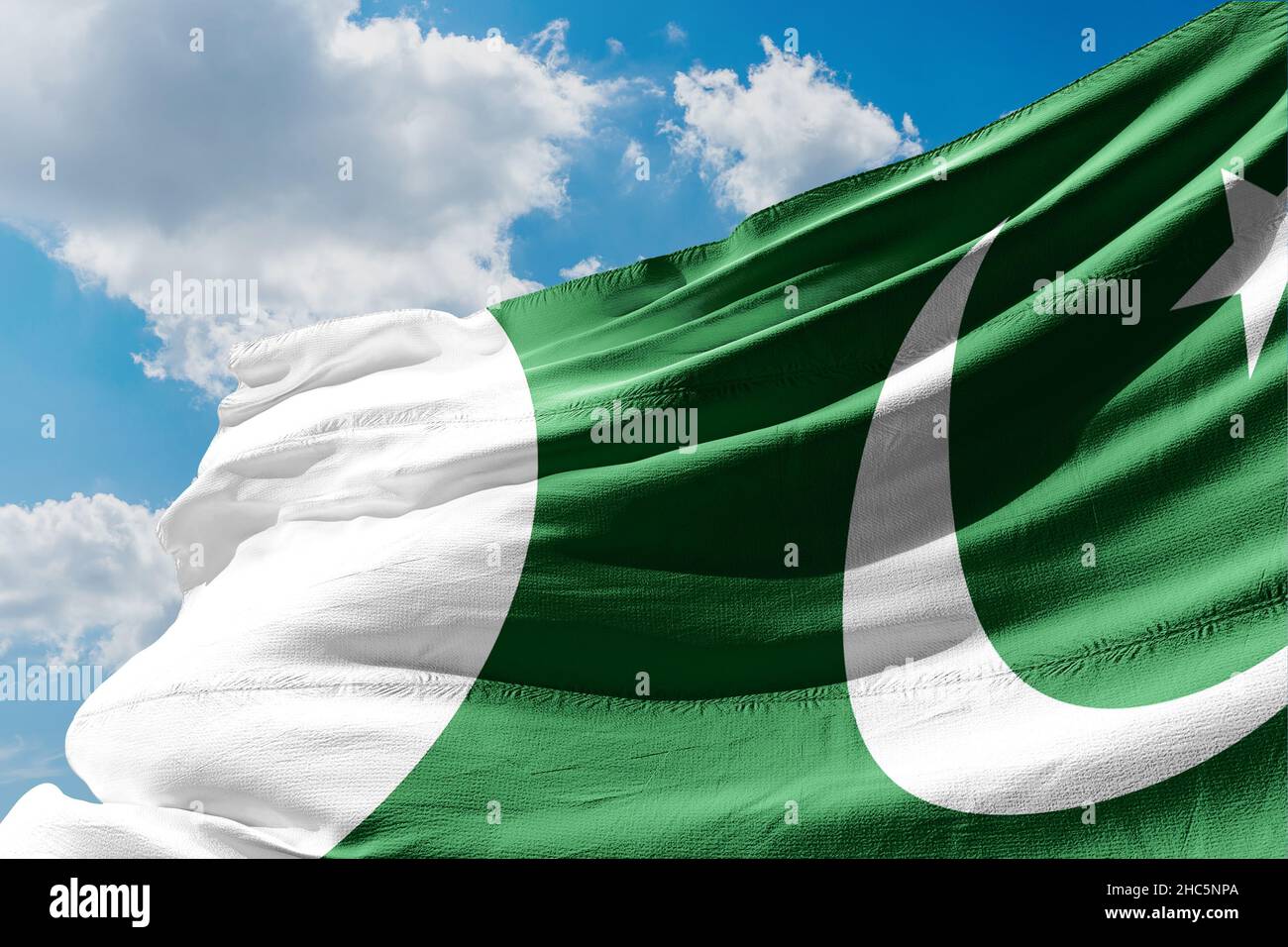 Pakistan flag 3d hi-res stock photography and images - Alamy