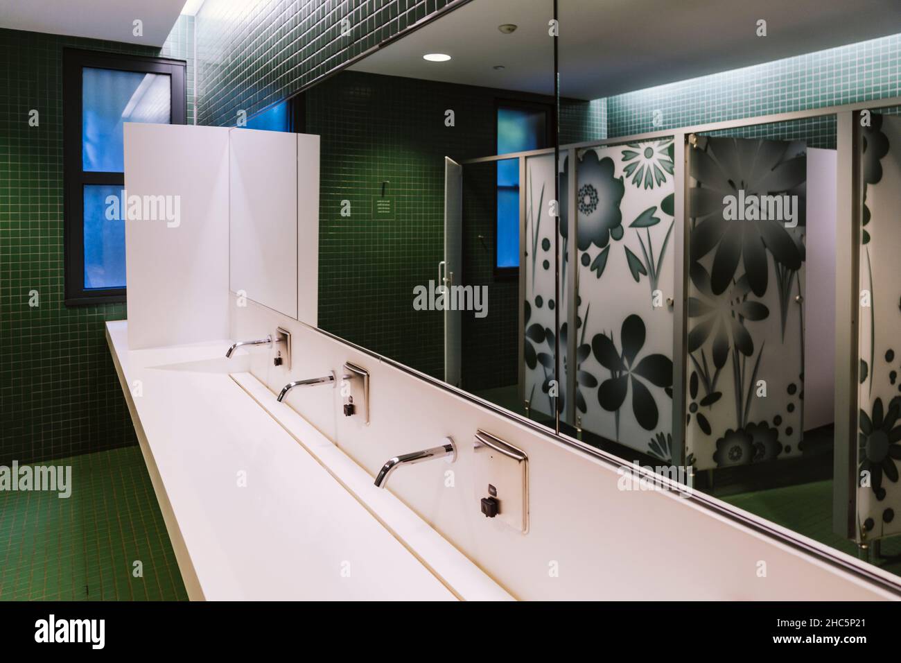 Public bathroom doors hi-res stock photography and images - Alamy