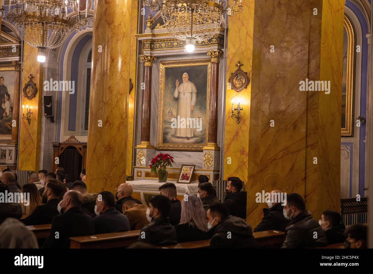 Celebration of the Christmas liturgy by Arab Catholics at the St ...
