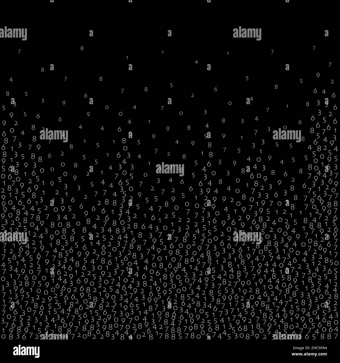 Digital rain cyberspace digits binary Stock Vector Images - Alamy