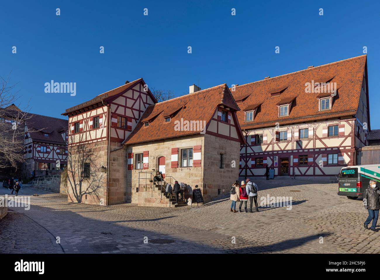 Nuremberg Empirial Castle in Winter weather Stock Photo - Alamy