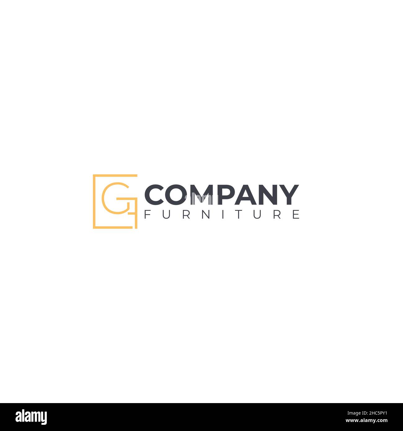 Modern flat design initial G COMPANY logo design Stock Vector Image ...