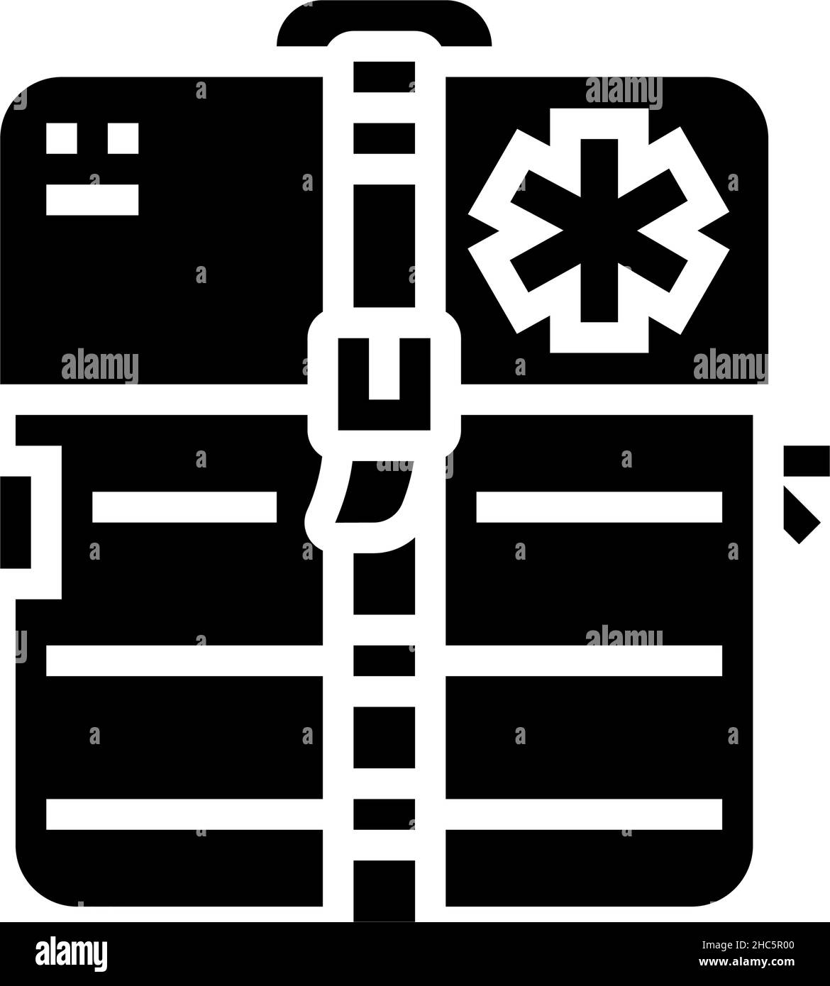 medical kit glyph icon vector illustration Stock Vector Image & Art - Alamy