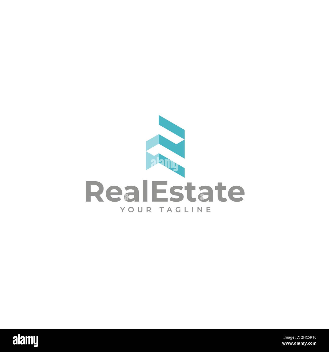 Modern flat simple REAL ESTATE home logo design Stock Vector Image ...