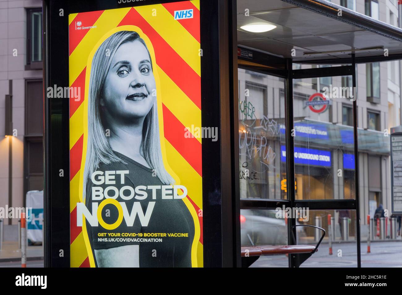 GET Boosted NOW advertising on JCDEcaus LED Screen at bus stop London ...