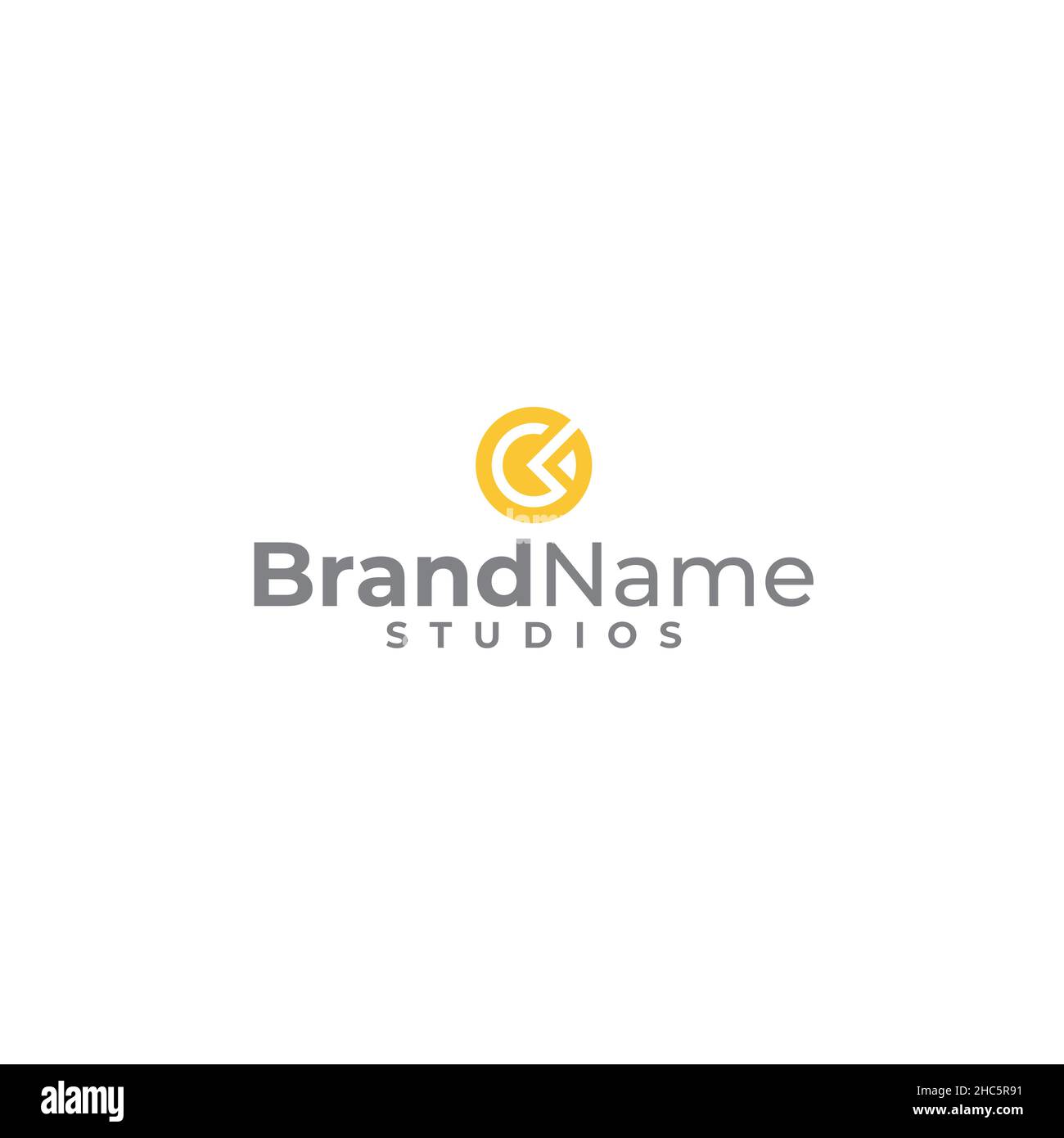 Minimalist design simple Brand Name logo design Stock Vector Image ...