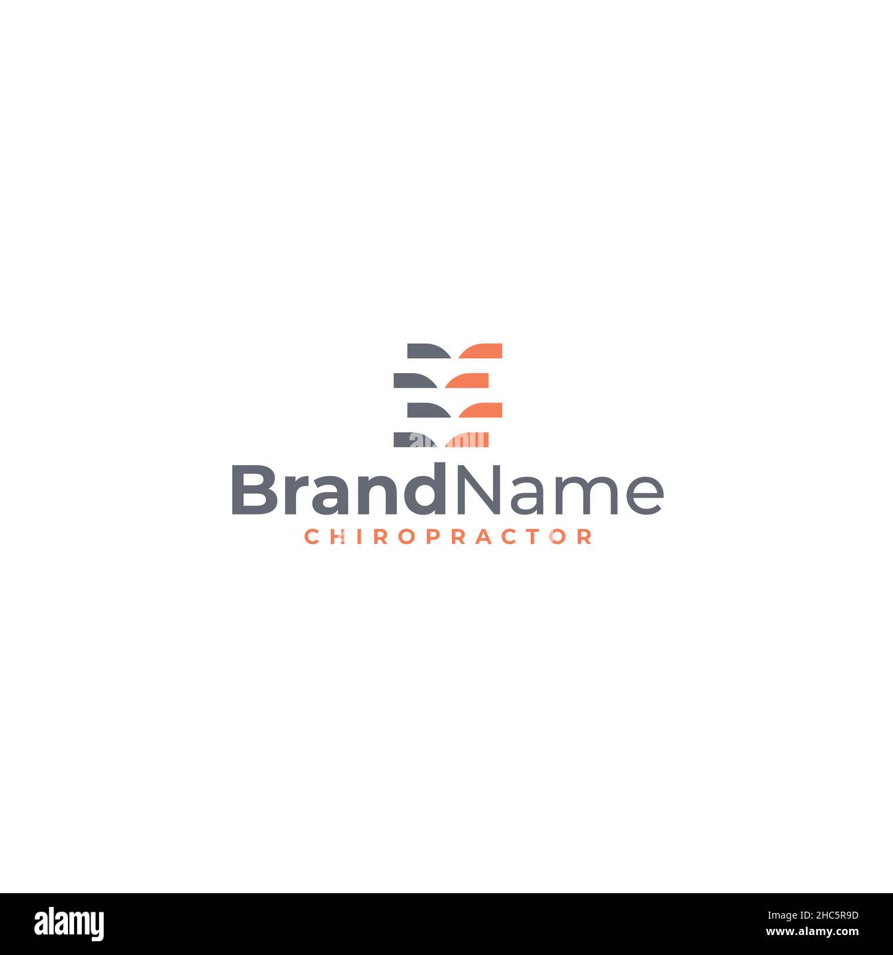 Minimalist design simple Brand Name logo design Stock Vector Image ...