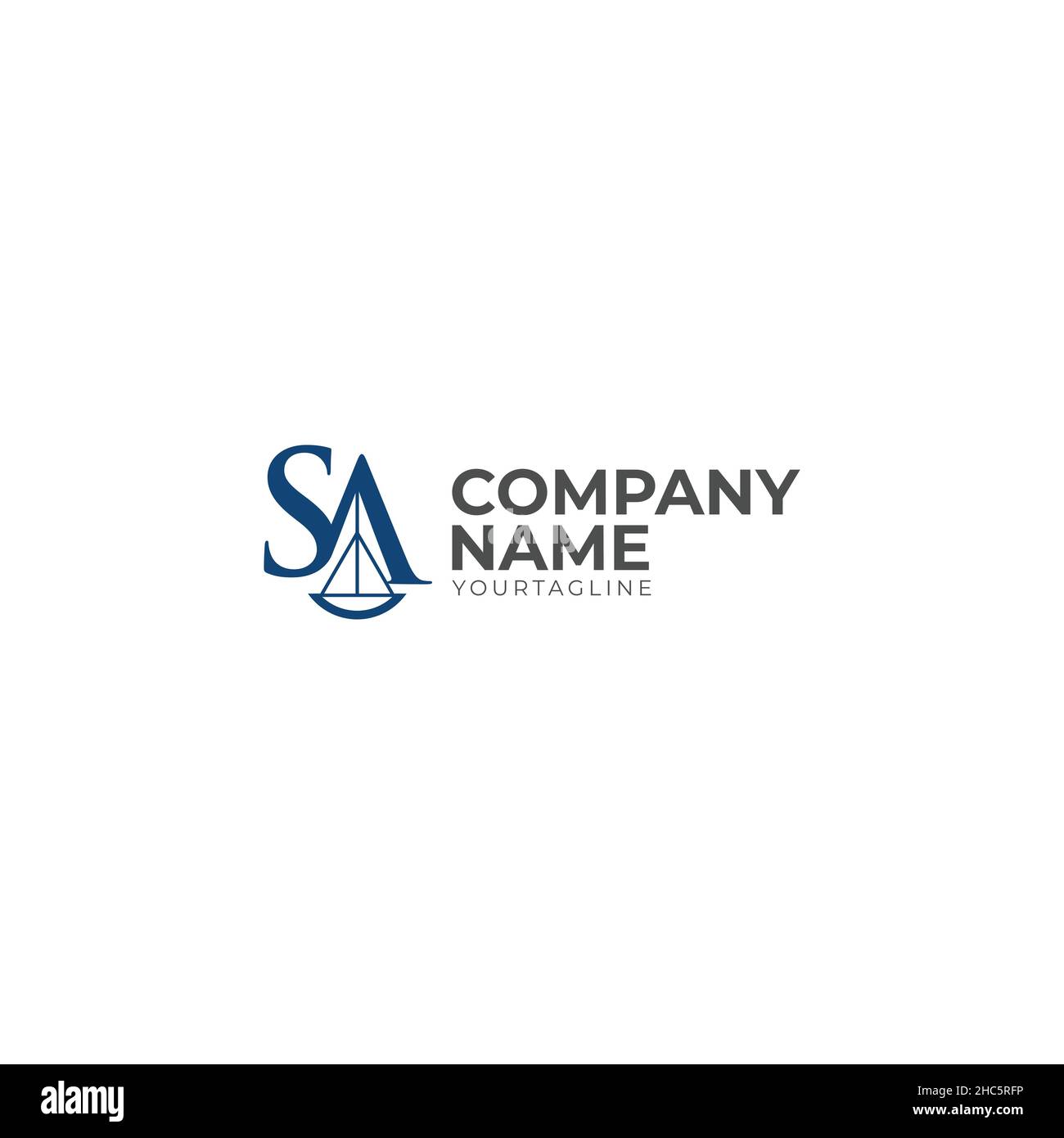 Minimalist simple design COMPANY NAME logo design Stock Vector Image ...