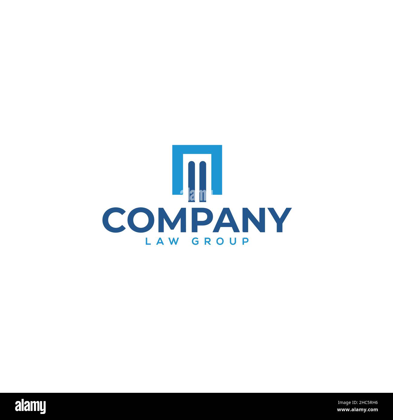 Modern flat design initial M COMPANY logo design Stock Vector Image ...