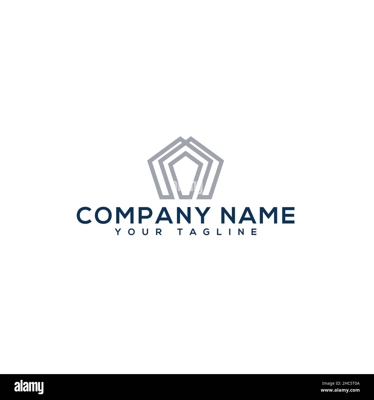 Minimalist simple design COMPANY NAME logo design Stock Vector Image ...