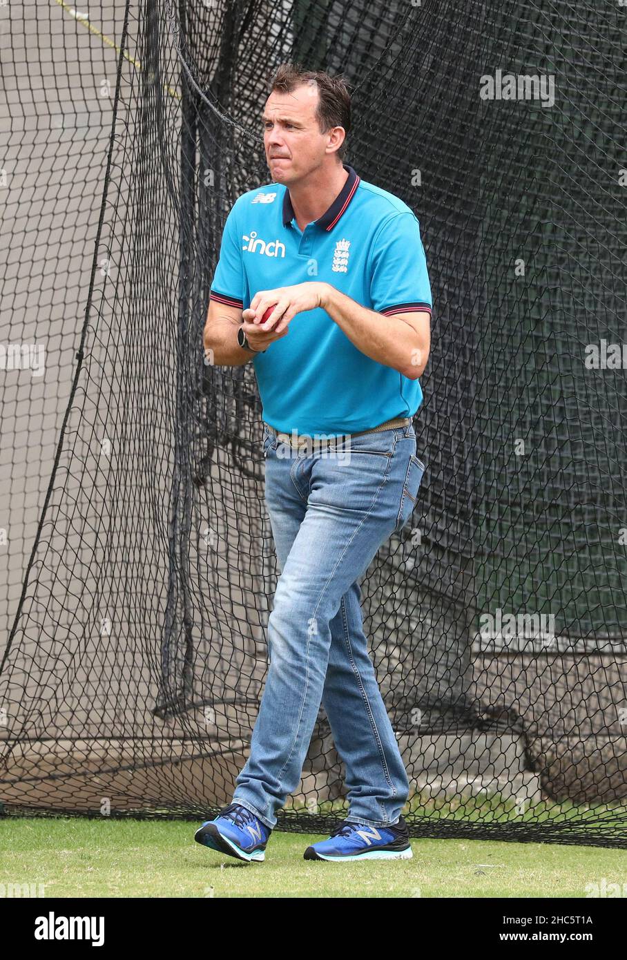 Nets session melbourne cricket ground hi-res stock photography and ...