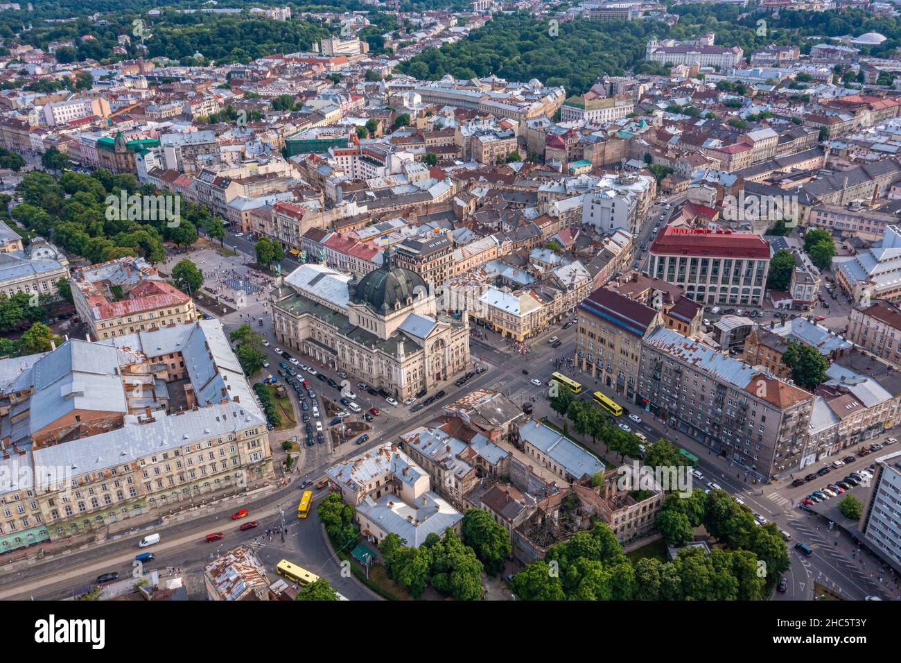 Historical center of lviv hi-res stock photography and images - Alamy