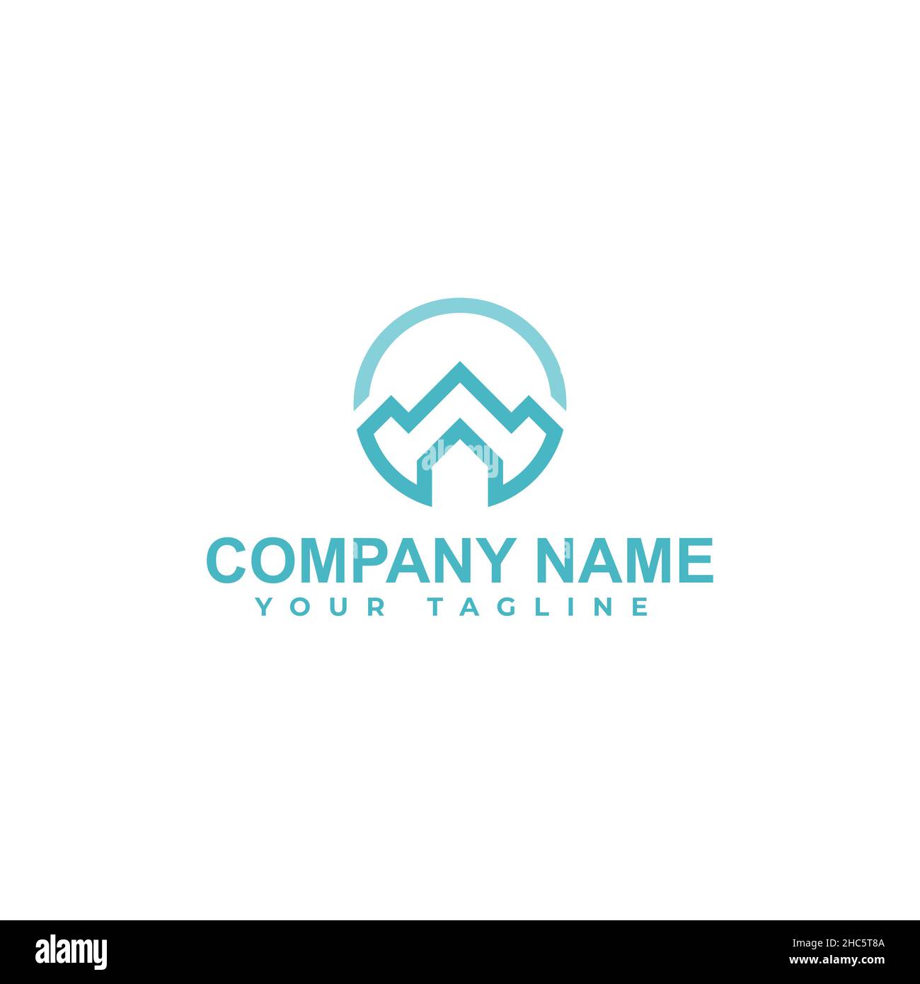 Minimalist simple design COMPANY NAME logo design Stock Vector Image ...