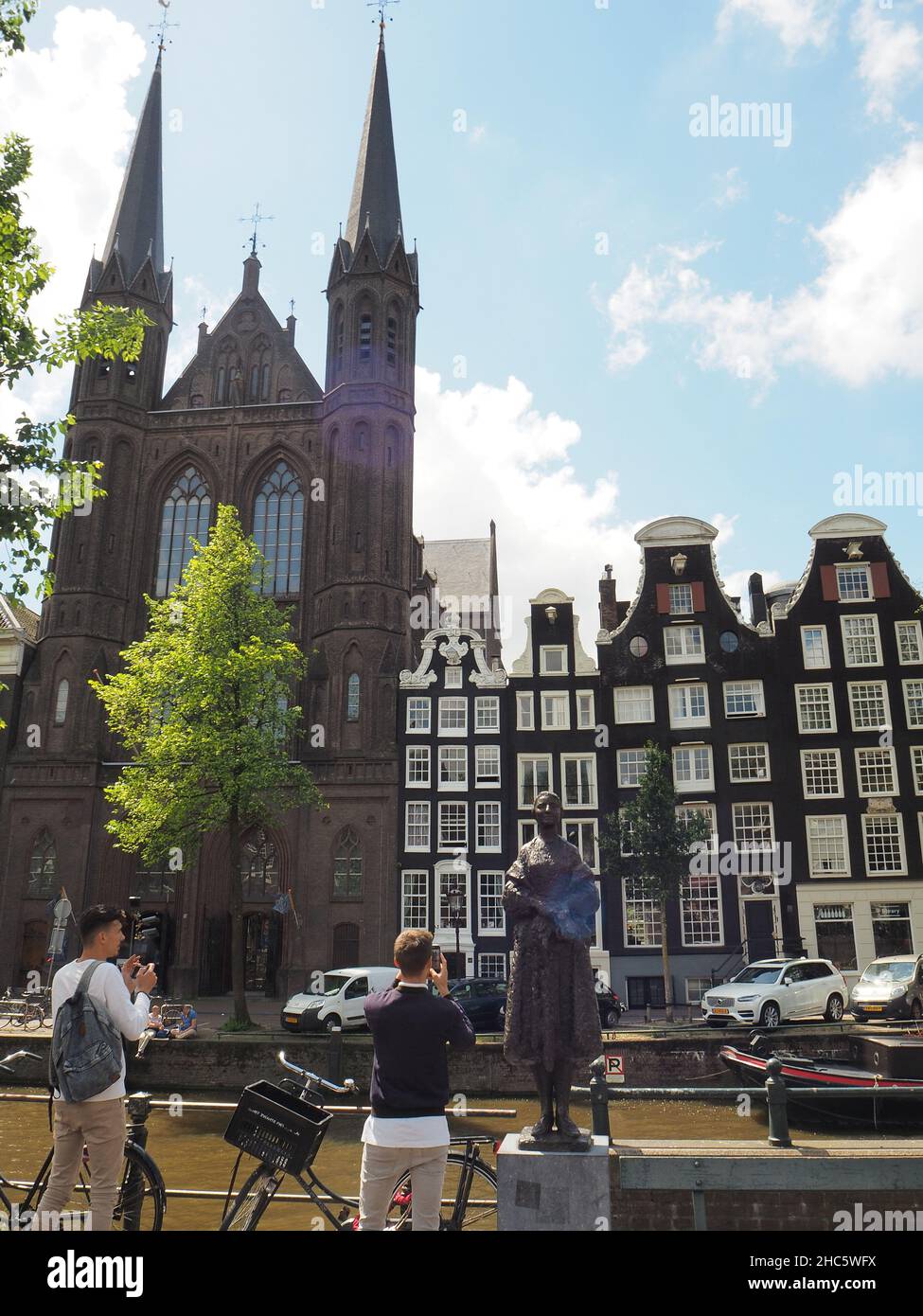 A vertical shot of the Krijtberg Church in Amsterdam Stock Photo - Alamy
