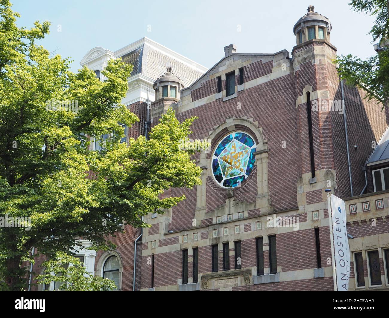 View of the Masonic Lodge building in Amsterdam Stock Photo - Alamy