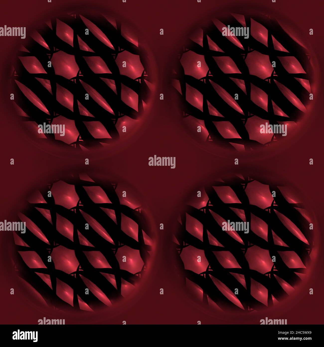 Red metal effect decorative oriental texture. Seamless engraved ...