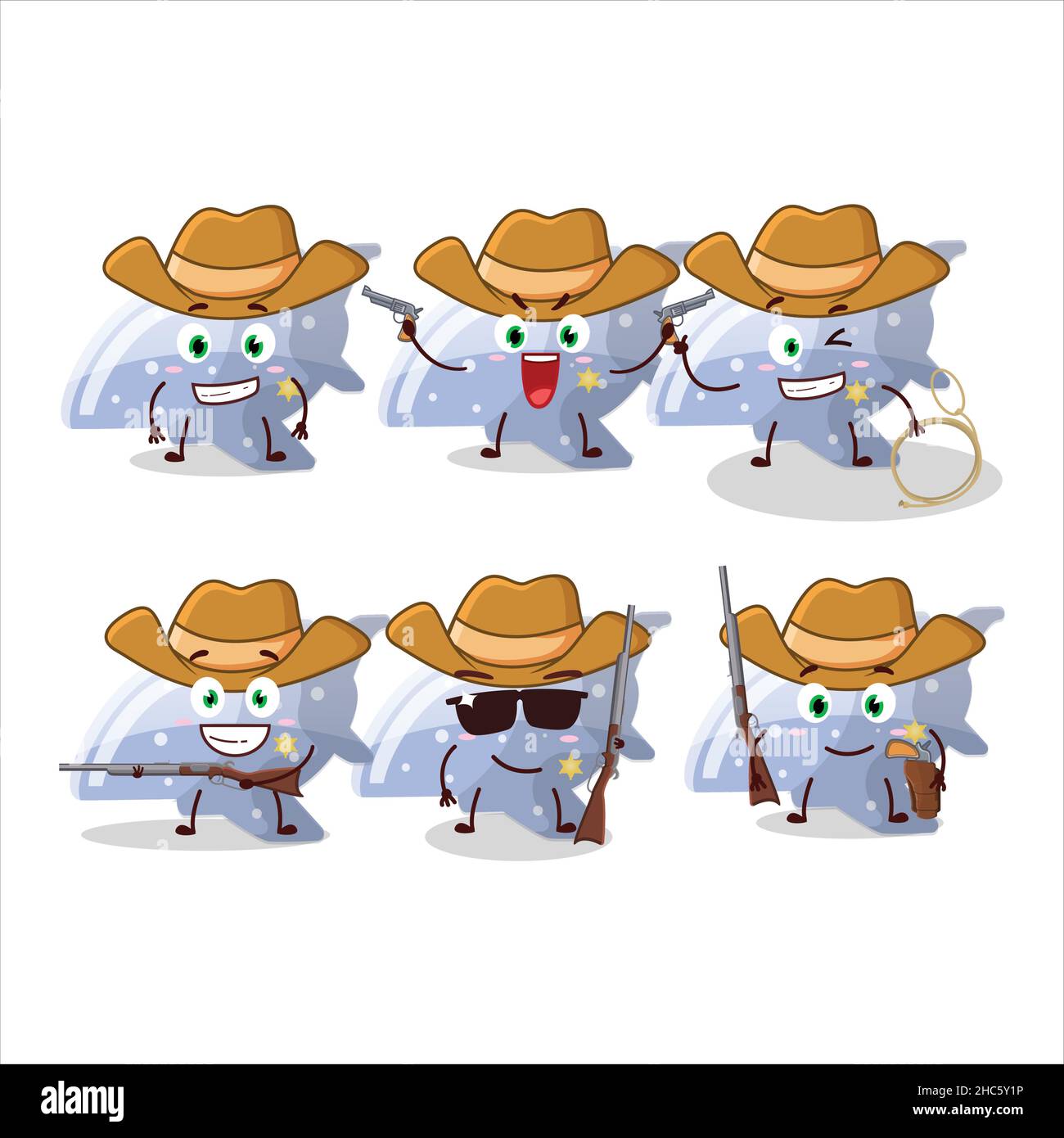 Cool cowboy plane blue gummy candy cartoon character with a cute hat ...
