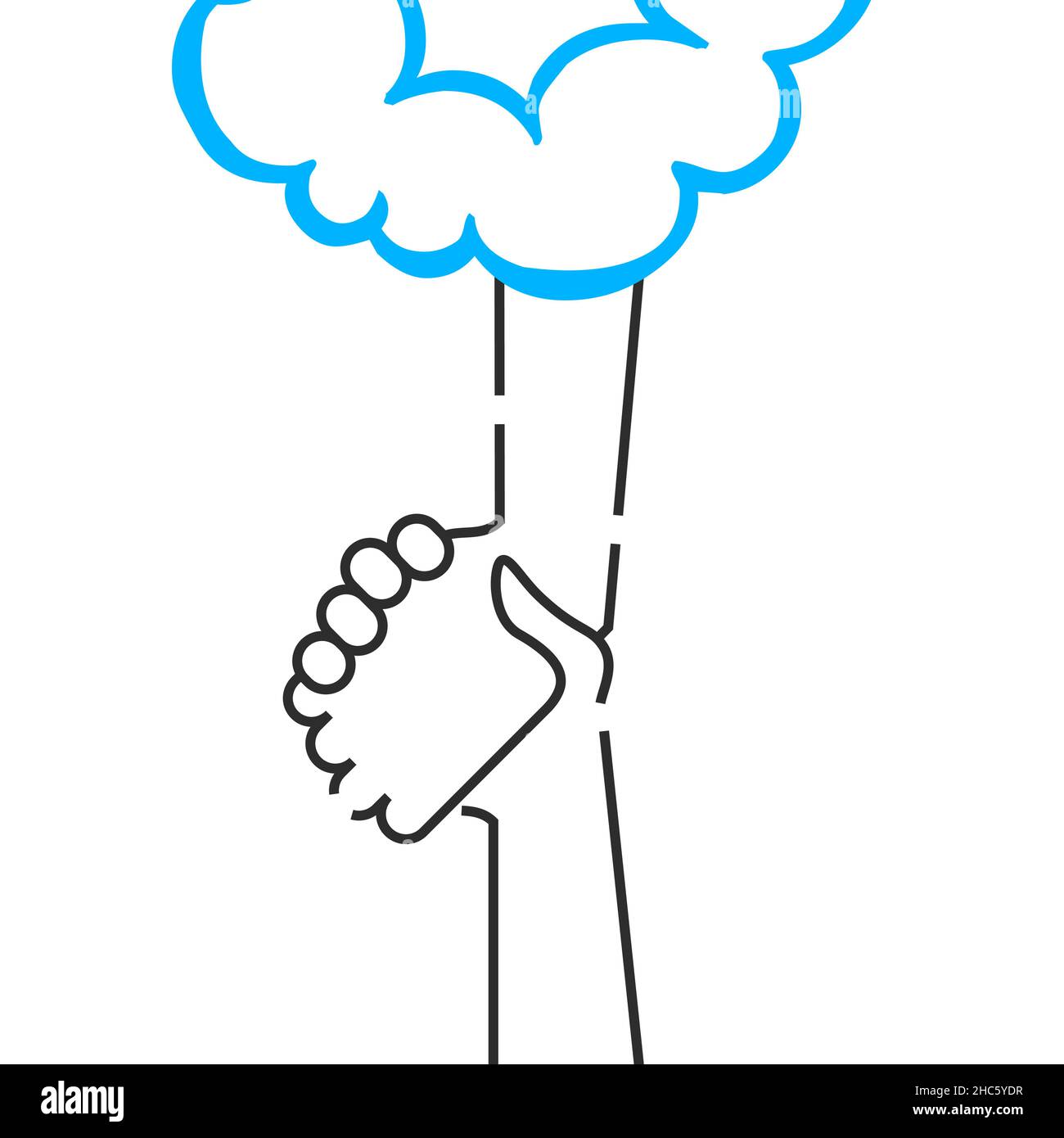 God saves man. The salvation of the sinner. Rescue gesture, support and ...