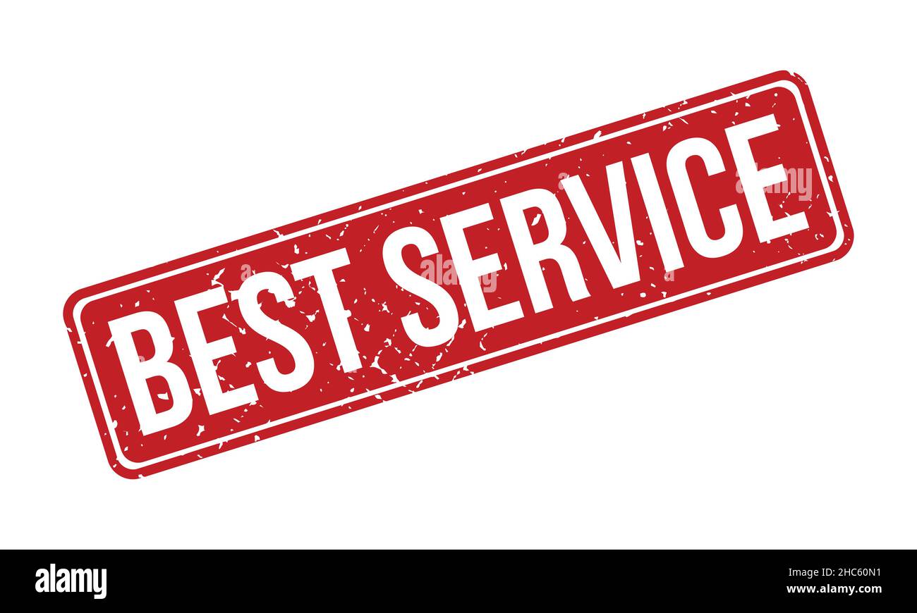 Best Service Rubber Grunge Stamp Seal Vector Illustration Stock Vector ...