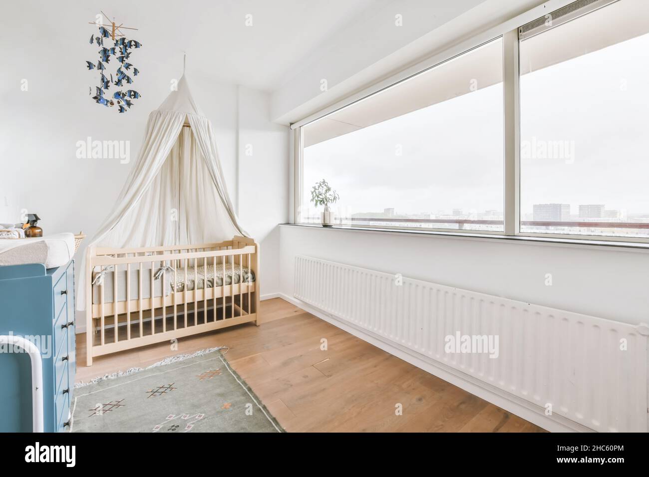 Empty crib hi-res stock photography and images - Alamy