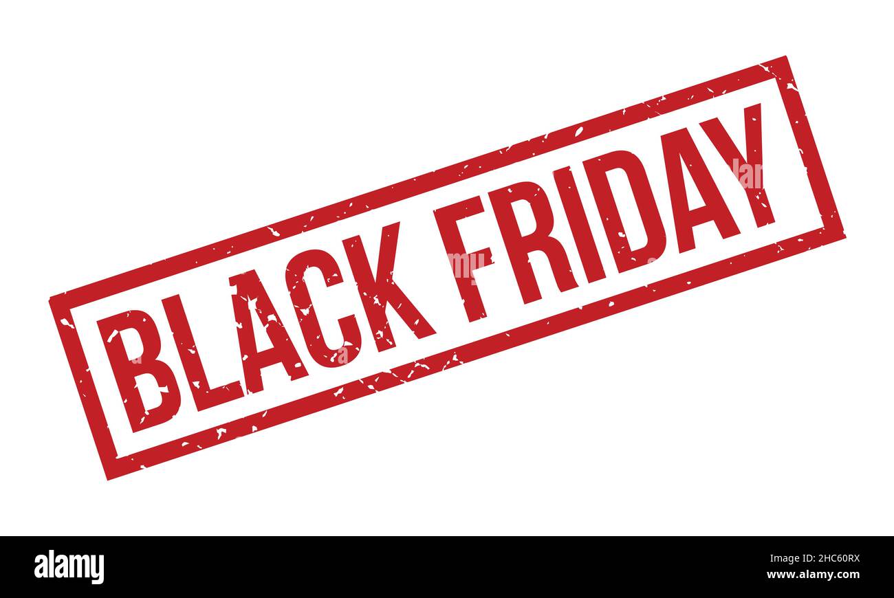 Black Friday Rubber Grunge Stamp Seal Vector Illustration Stock Vector ...