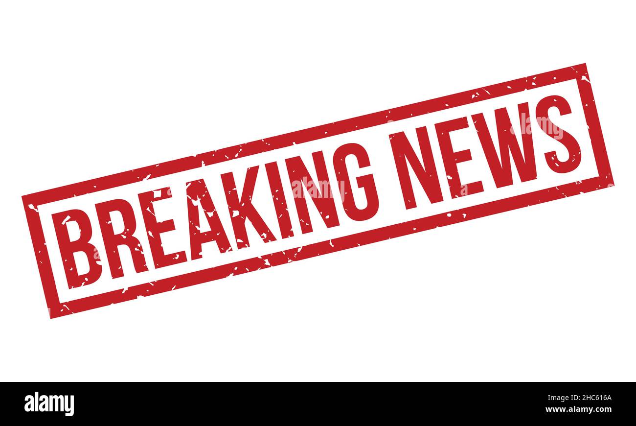 Breaking news sticker hi-res stock photography and images - Alamy