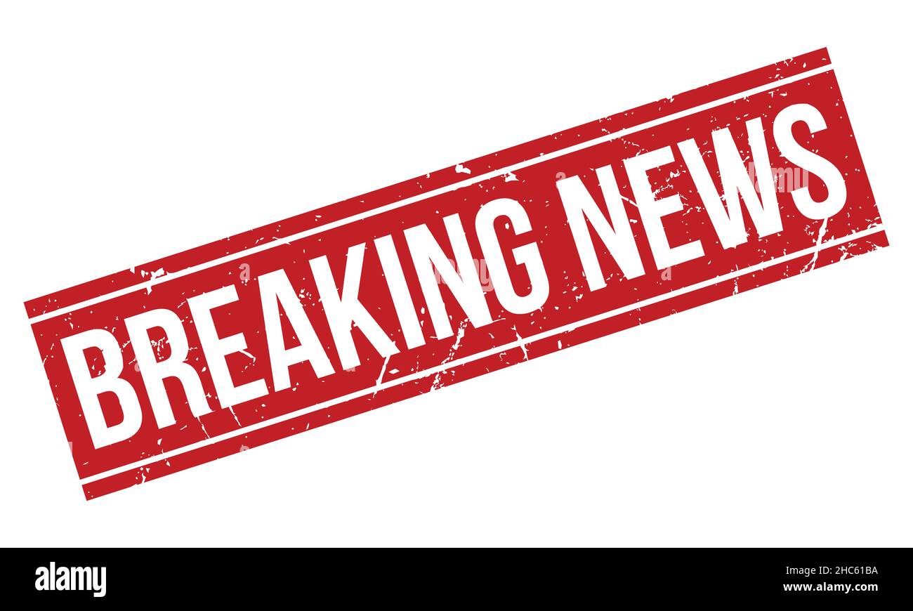 Breaking News Rubber Grunge Stamp Seal Stock Vector Stock Vector Image ...