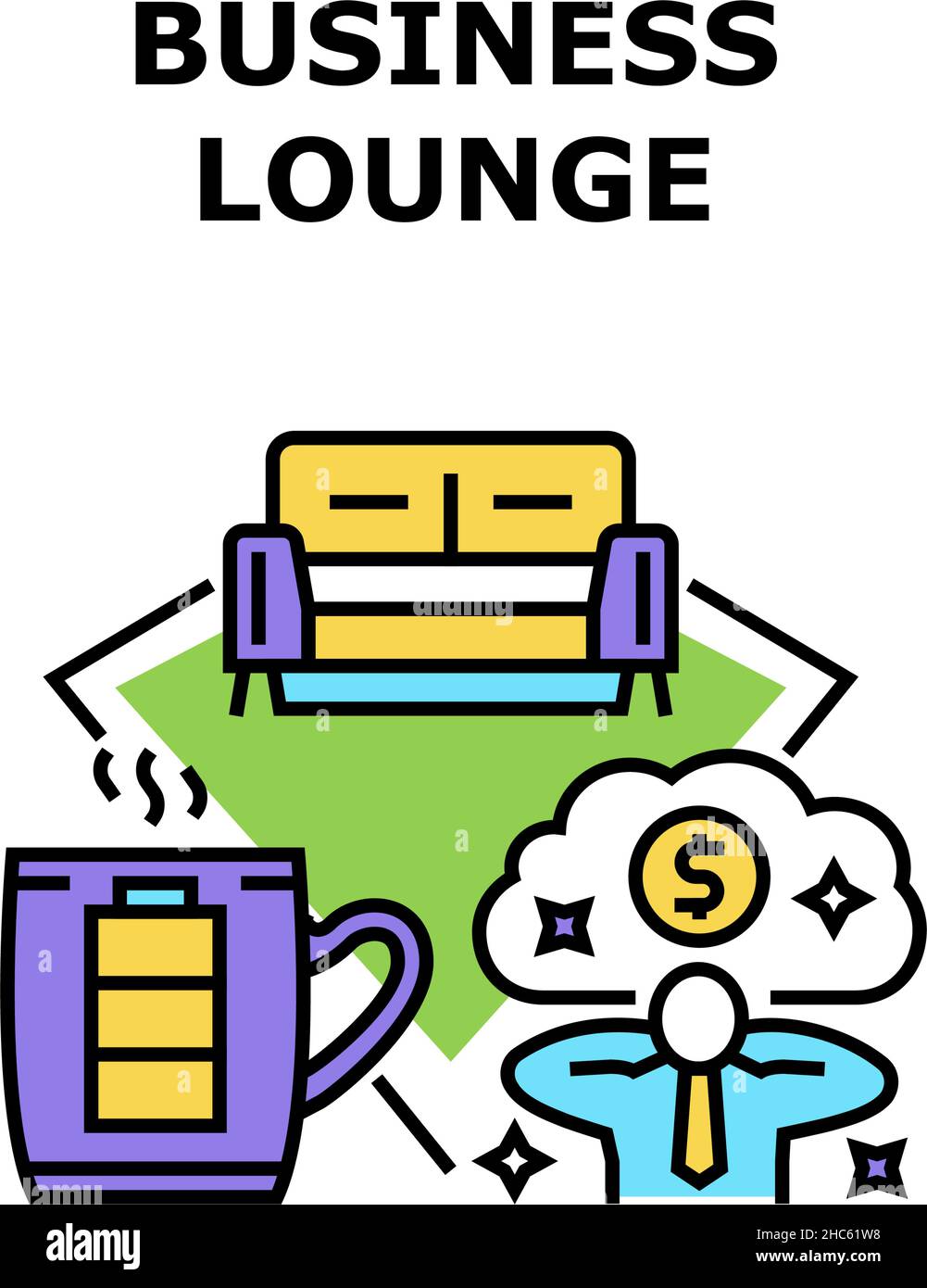 Business lounge icon vector illustration Stock Vector Image & Art - Alamy