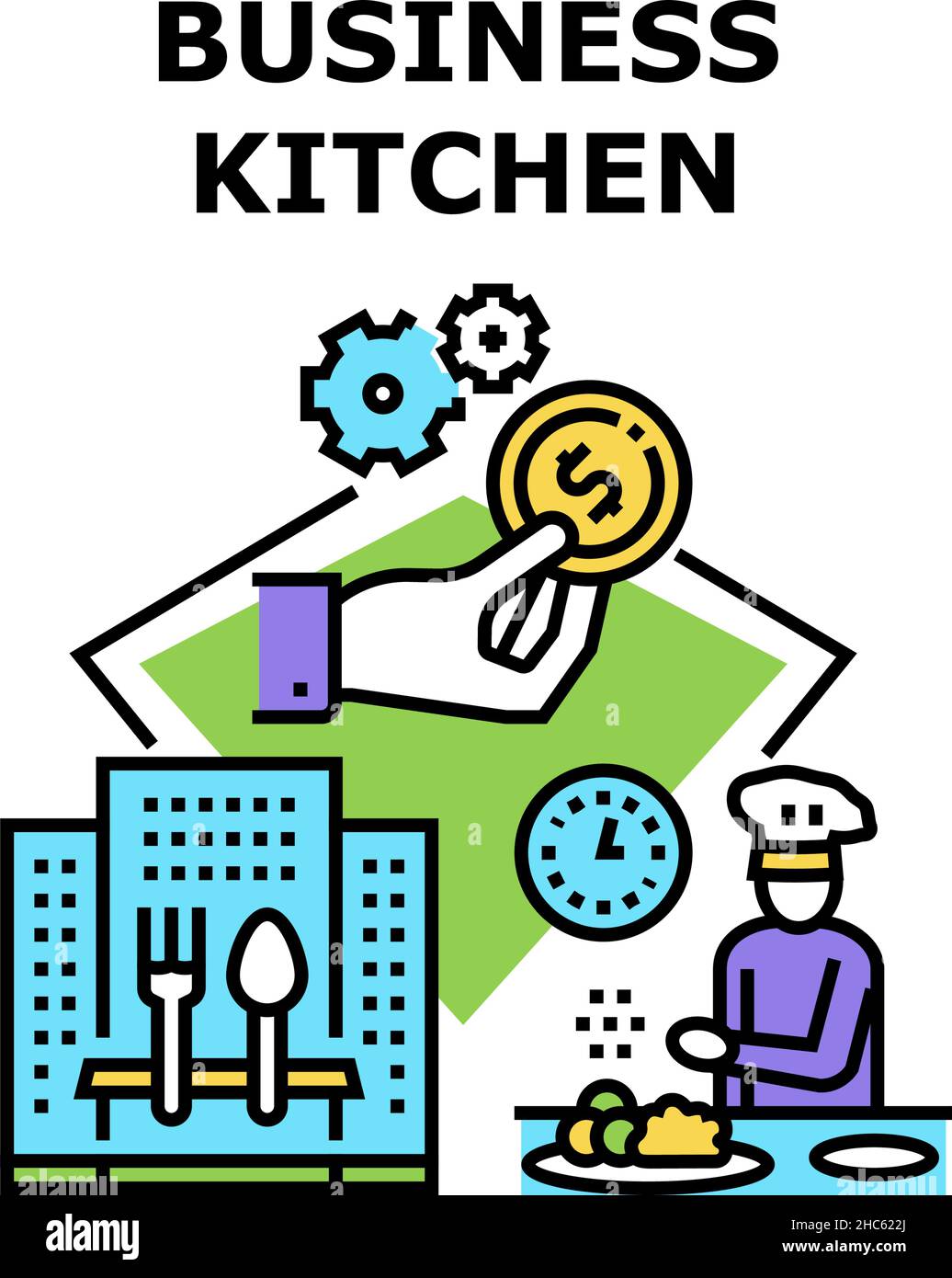 Commercial Kitchen Clip Art