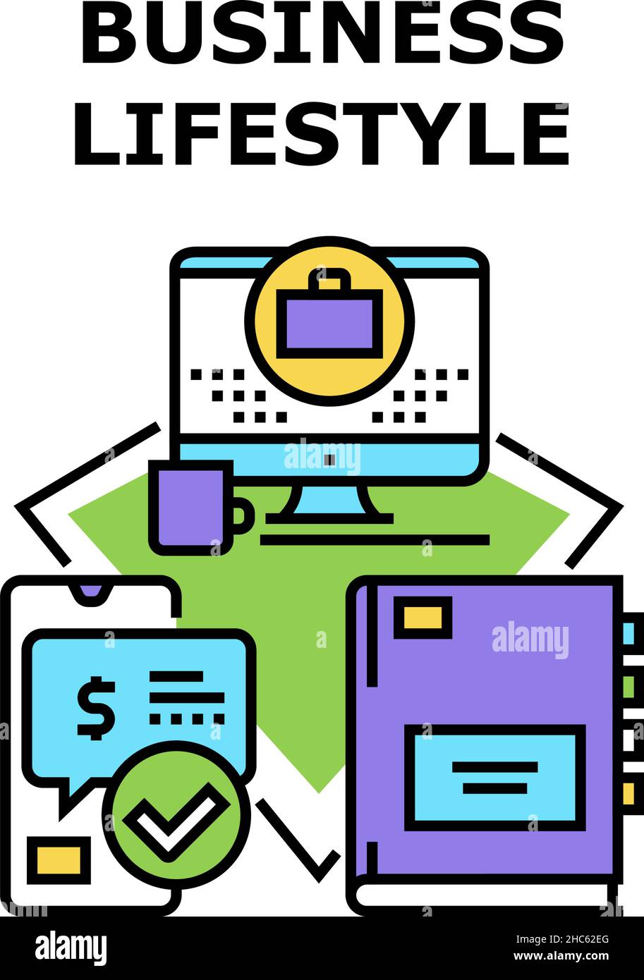 Business lifestyle icon vector illustration Stock Vector Image & Art ...