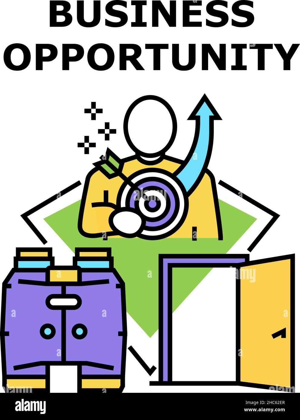 Business opportunity icon vector illustration Stock Vector Image & Art ...